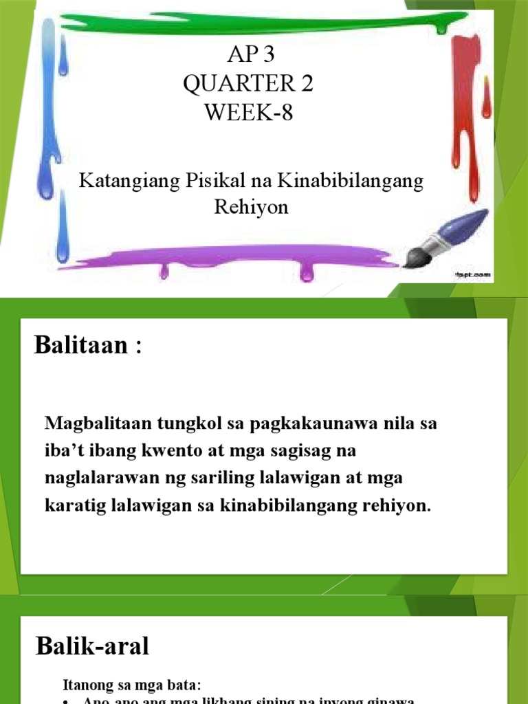 Quarter 2 Week 8 AP 3 | PDF