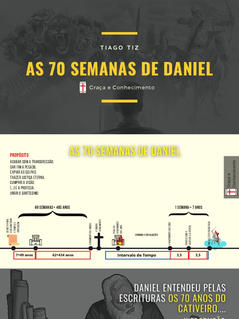 As 70 Semanas de Daniel | PDF | Daniel (personagem Bíblica) | Messias