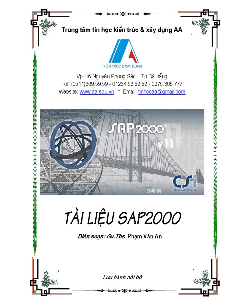 Tai Lieu Sap2000 Tham Khao | PDF