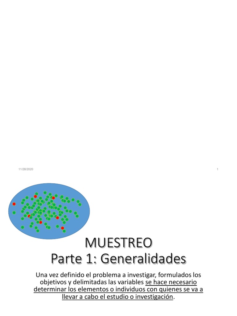 Muestreo PDF | PDF | Muestreo (Estadísticas) | Probabilidad