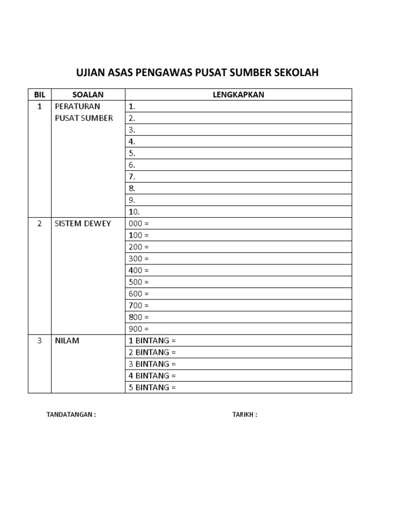 Ujian Asas PPS | PDF