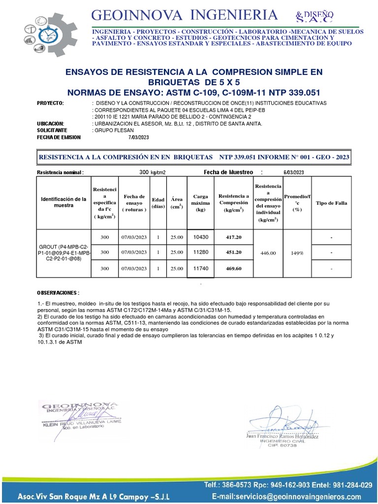 Cert.001 - M.P.B C2 - Grounting PDF | PDF