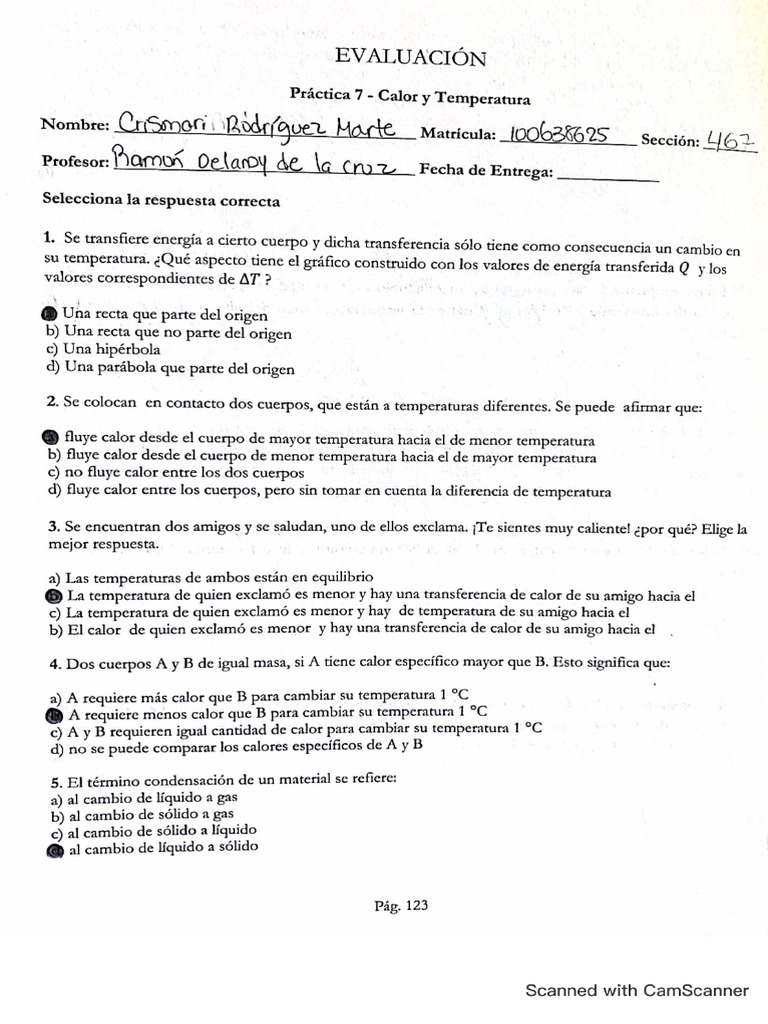 Evaluación 7 Física Básica | PDF