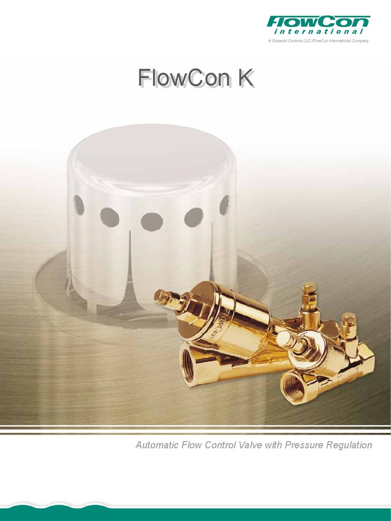 Valvula Balanceo FlowCon - K | PDF | Flow Measurement | Valve