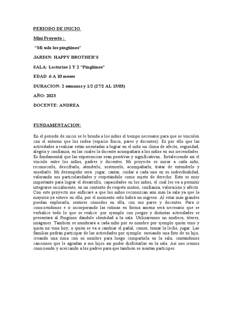 PERIODO DE INICIO Final | PDF | Comunicación | Aquisición de idioma