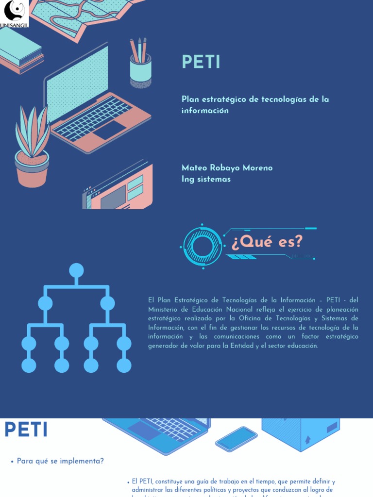 Proyecto Integrador PETI Mateo Robayo | PDF | Planificación estratégica