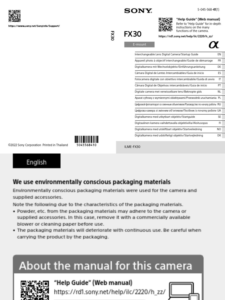 fx30 Manual | PDF | Wi Fi | Camera