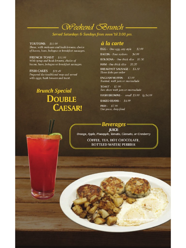 Duke Menu 2022 | PDF