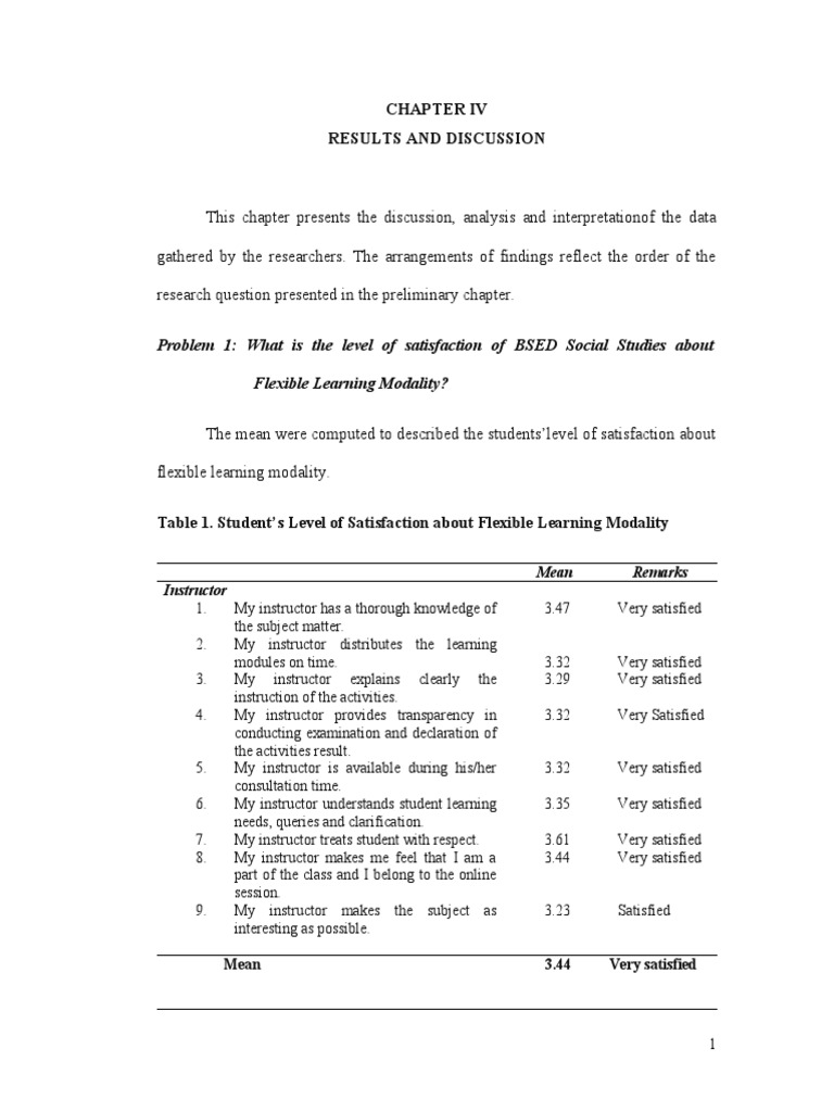 Analysis of Student Satisfaction with Flexible Learning Modality Based on Instructor Performance ...