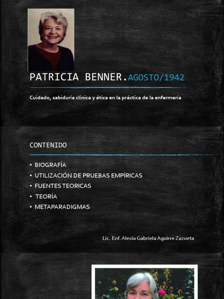 Patricia Benner | PDF | Enfermería | Experiencia