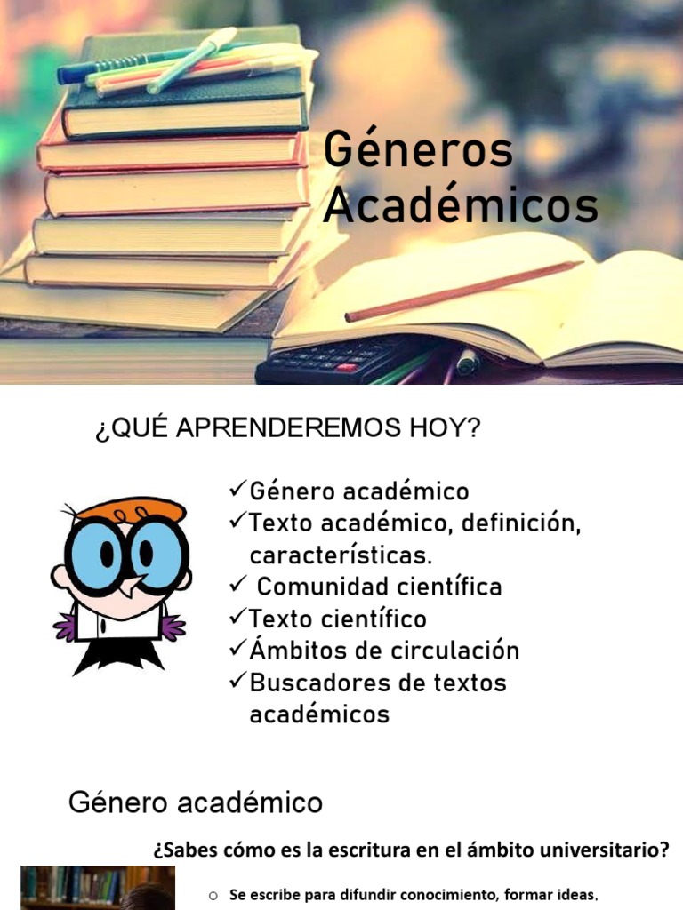 Generos Academicos Taller Literatura 3 Diferenciado Biologico PDF | PDF ...