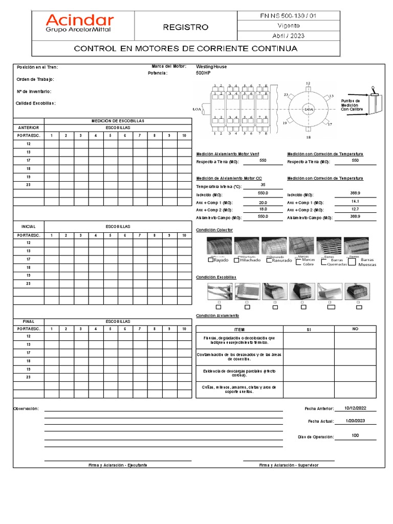 Motor Abb 700KW - 10HV - Inventario | PDF | Ciencias fisicas ...