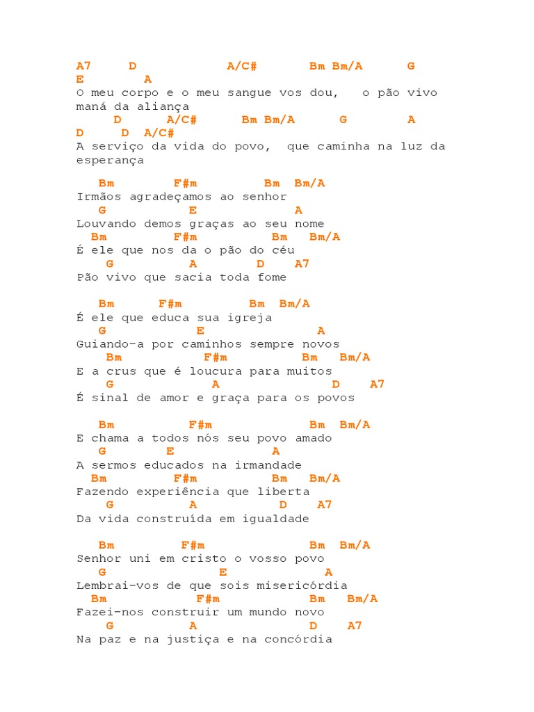 A7 D A/C# BM Bm/A G E A D A/C# BM Bm/A G A D D A/C# | PDF