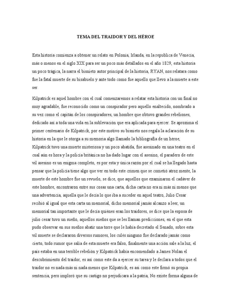 La Historia De Un Heroe Pdf