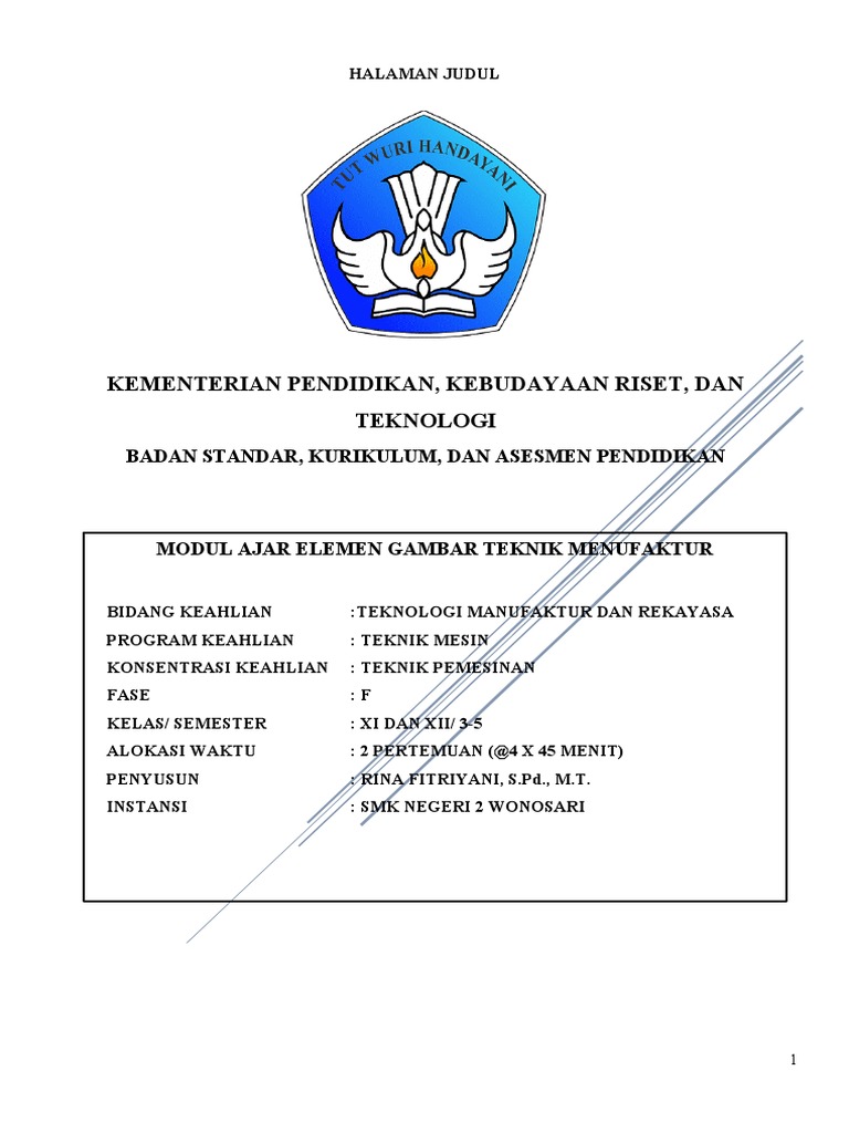 MODUL AJAR Rina | PDF