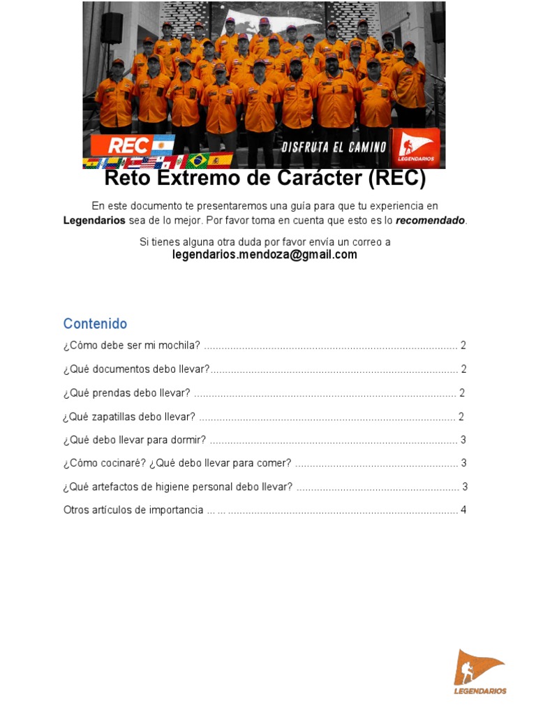 Reto Top Articulos | Descargar gratis PDF | Mochila