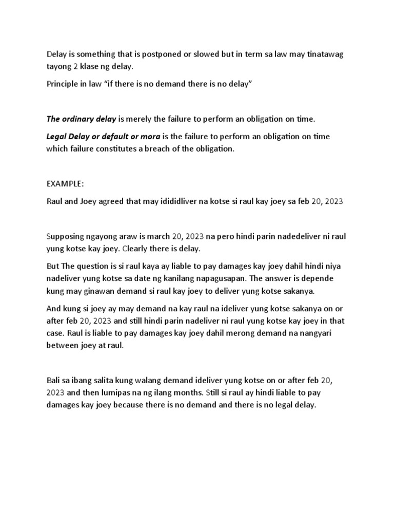 Script Report Sa Law | PDF | Consent | Law Of Obligations