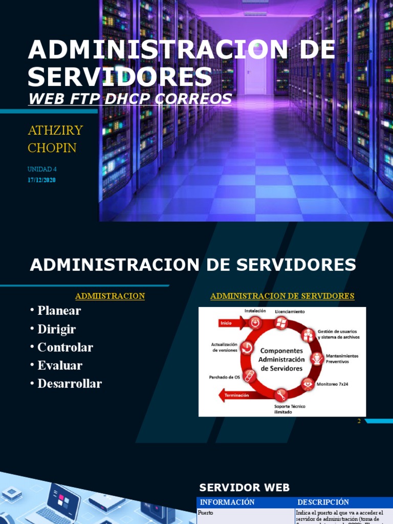 Administracion de Servidores | Descargar gratis PDF | Protocolo de ...