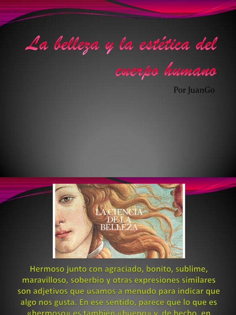 La Belleza y La Estética Del Cuerpo Humano | PDF | Belleza | Tatuaje