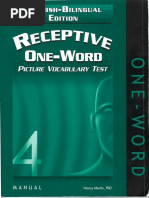 TOLD-P:4 Language Assessment Overview | PDF