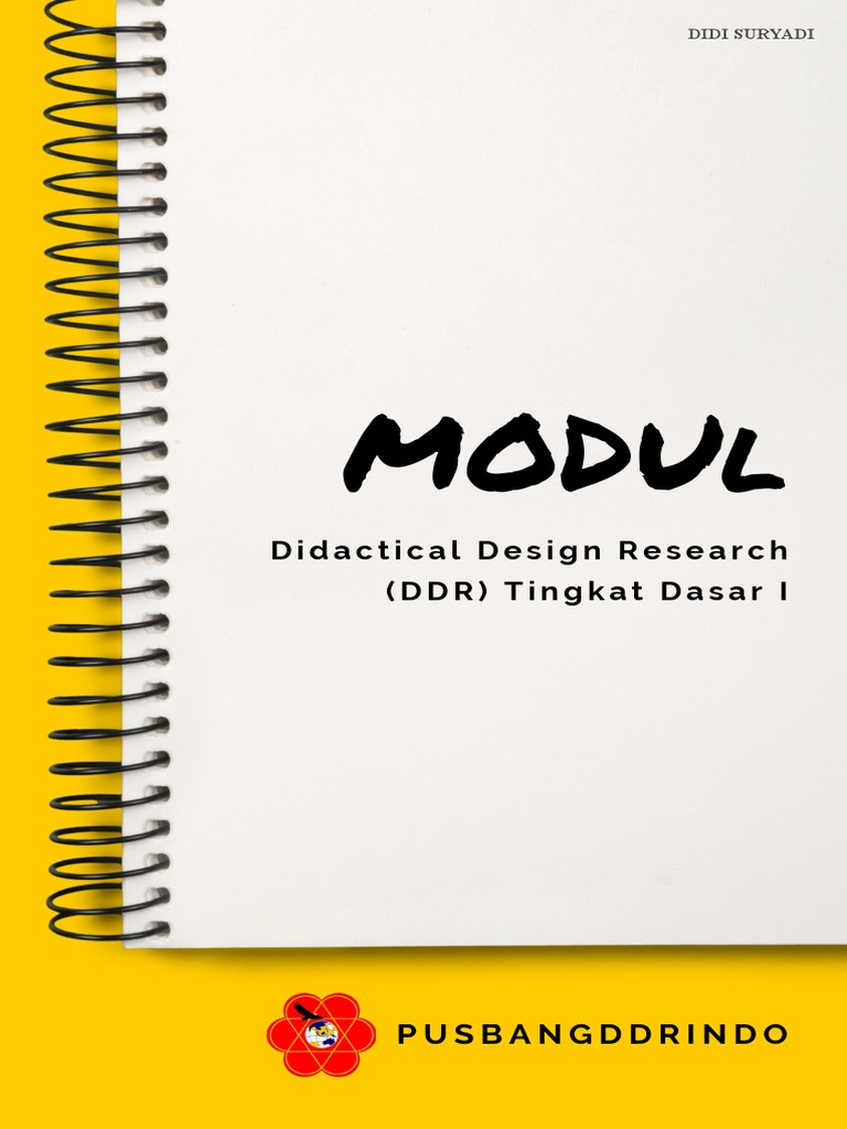 DDR-Dasar-01 Didactical Design Research | PDF