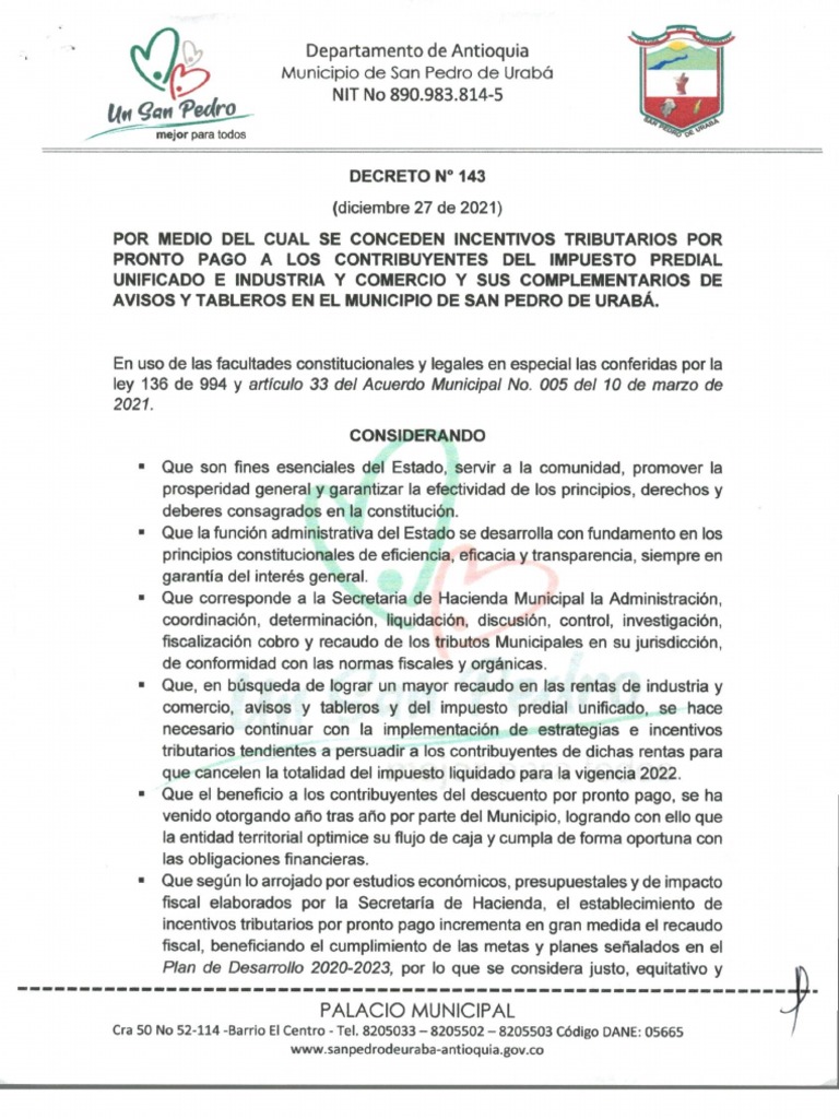 Resolucion Nro 143 Incentivos Tributarios | PDF Resolucion Nro 143 Incentivos Tributarios | PDF