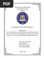 Phân tích thiết kế hệ thống quản lý nhân sự | PDF