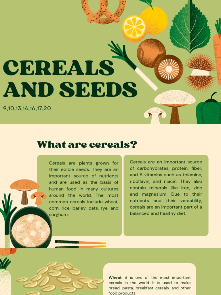 The Cereals | PDF