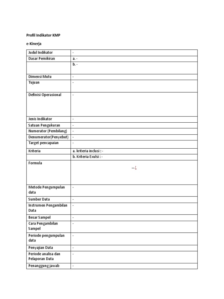 Profil Indikator KMP | PDF | Komputer