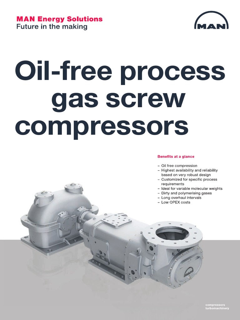 MAN Screw-Compressors-Eng | PDF | Gases | Mechanical Engineering