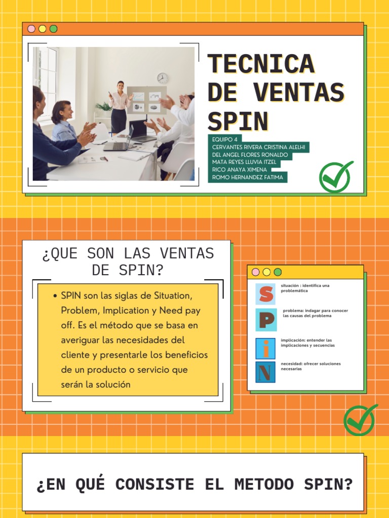 Tecnicas De Ventas Spin Pdf Toma De Decisiones