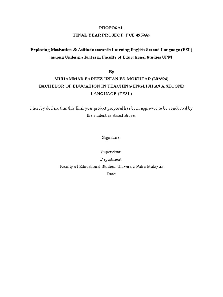 Research Proposal | PDF | Motivational | Motivation