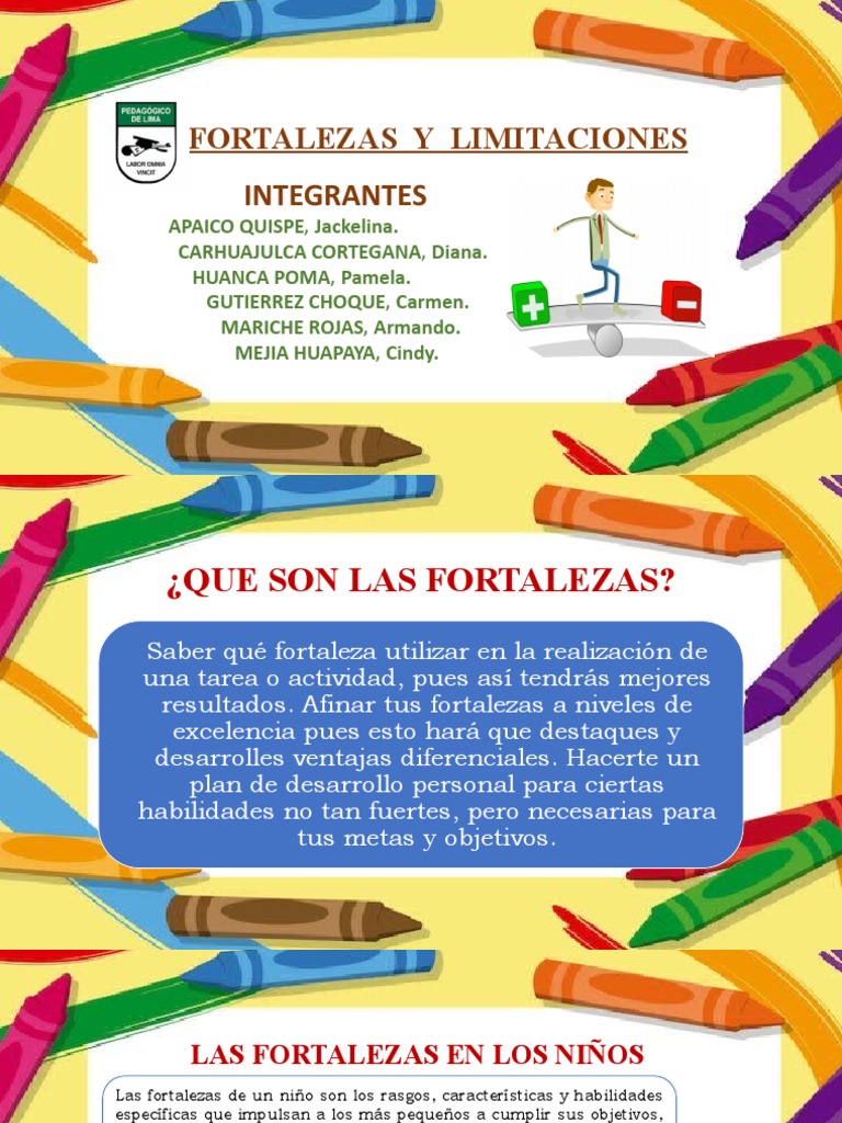 Expo Fortalezas y Lim | PDF | Valor | Ciencia cognitiva