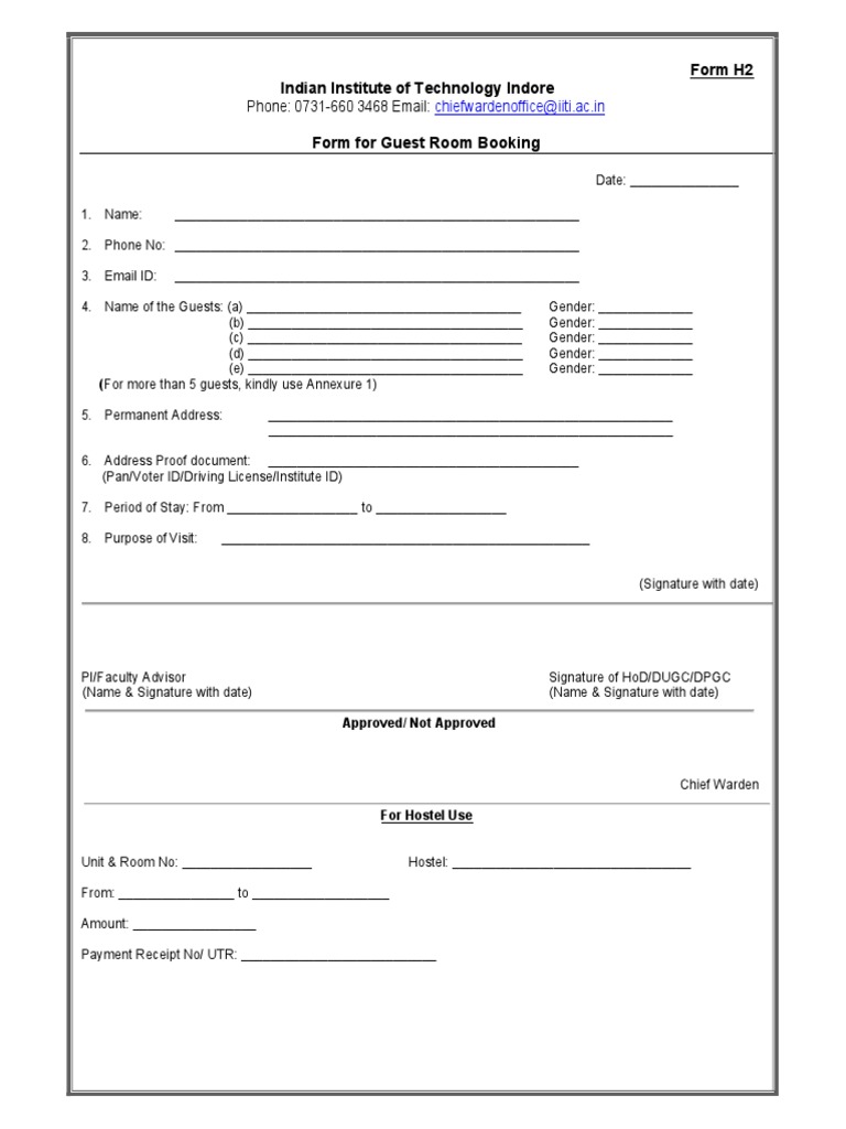 H2 Form | PDF | Authentication | Access Control