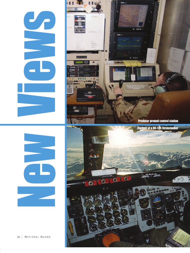 Predator Ground Control Station Cockpit of A KC-135 Stratotanker | PDF ...