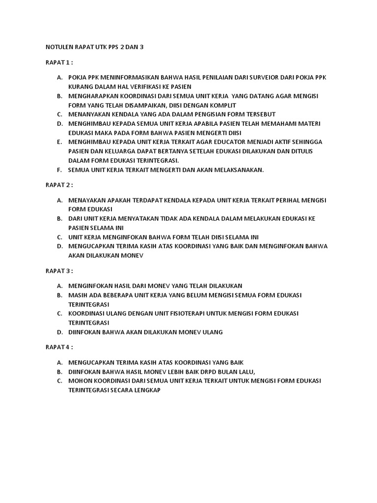 Koordinasi Pengisian Form Edukasi | PDF | Karier & Perkembangan