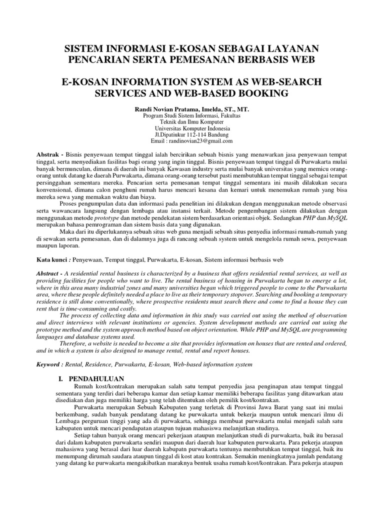 UNIKOM - Randi Novian Pratama - ARTIKEL | PDF