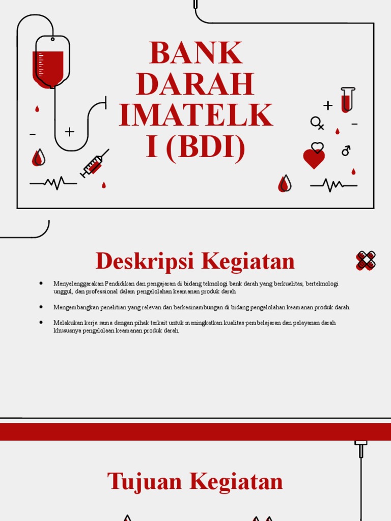 Bank Darah IMATELKI | PDF