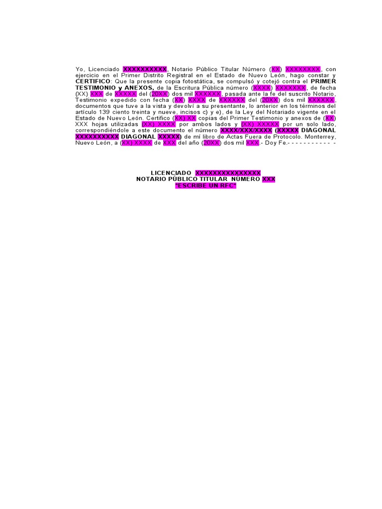 Certificacion de Primer Testimonio | PDF | Política | Derecho Certificacion de Primer Testimonio | PDF | Política | Derecho