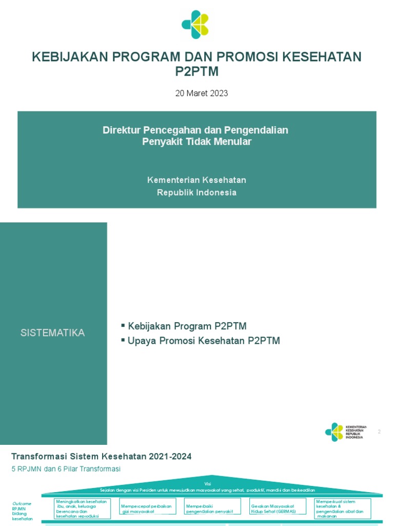 Program Dan Promkes P2PTM | PDF