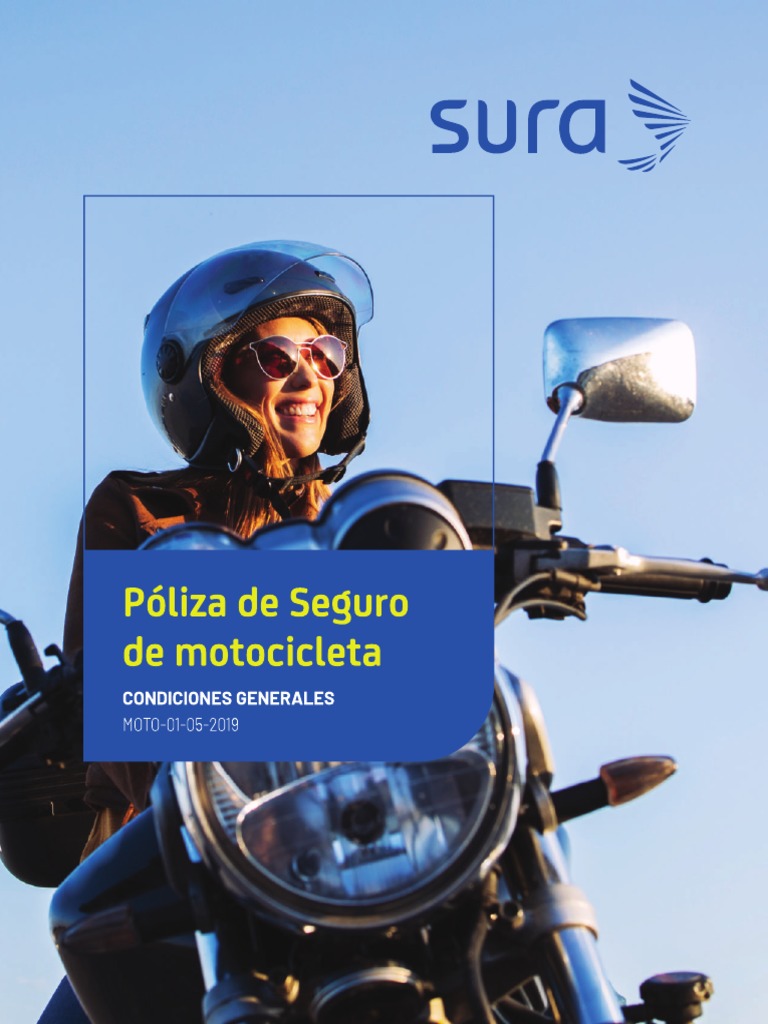 Condiciones Generales Seguro para Motos Seguros Sura | PDF