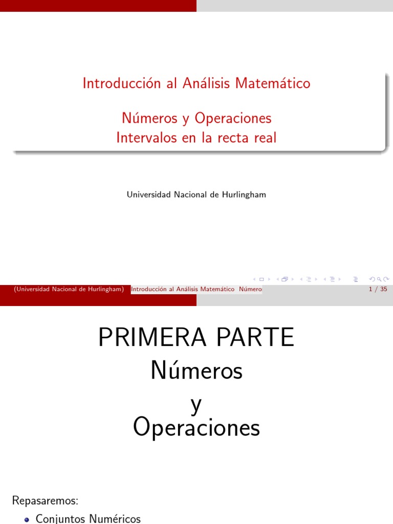 1 Material - Numeros Operaciones Intervalos | PDF | Intervalo (Matemáticas) | Exponenciación