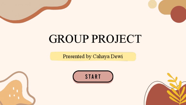 Brown Aesthetic Group Project Presentation | PDF