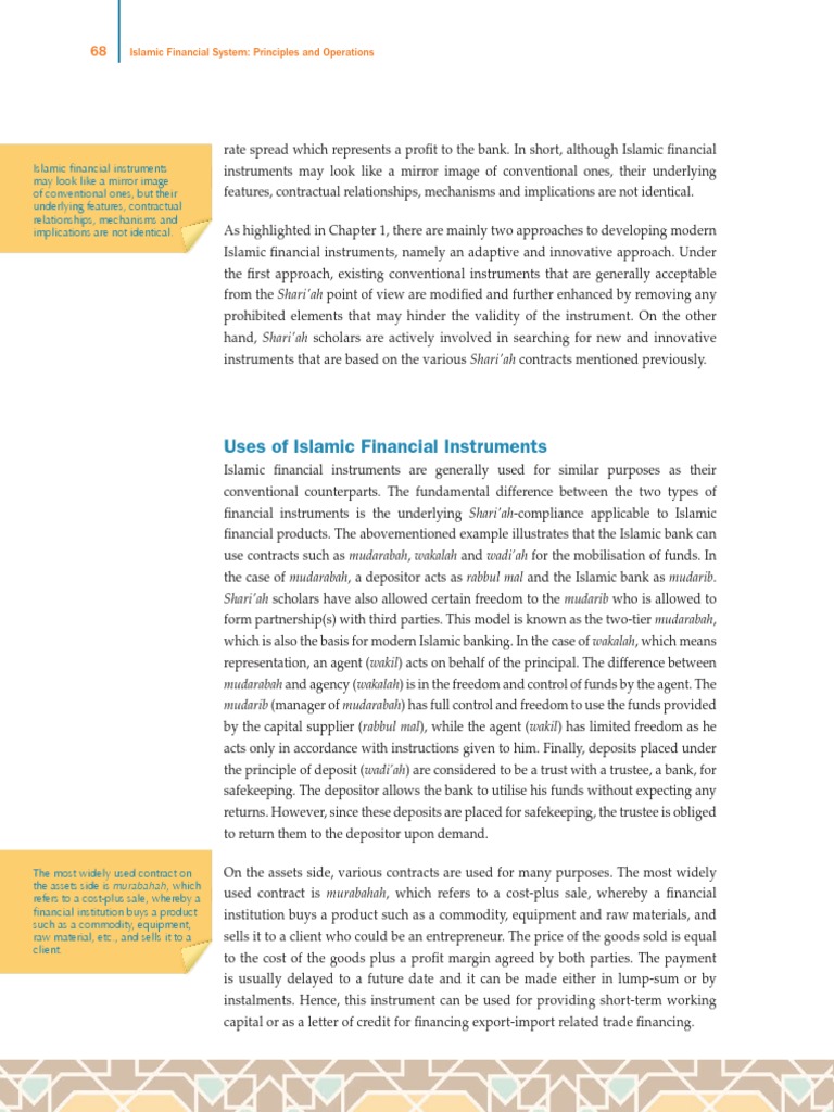 Islamic Financial System Principles and Operations PDF 100 200 | PDF ...