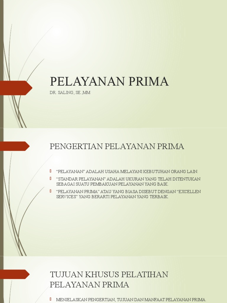 Pelayanan Prima | PDF