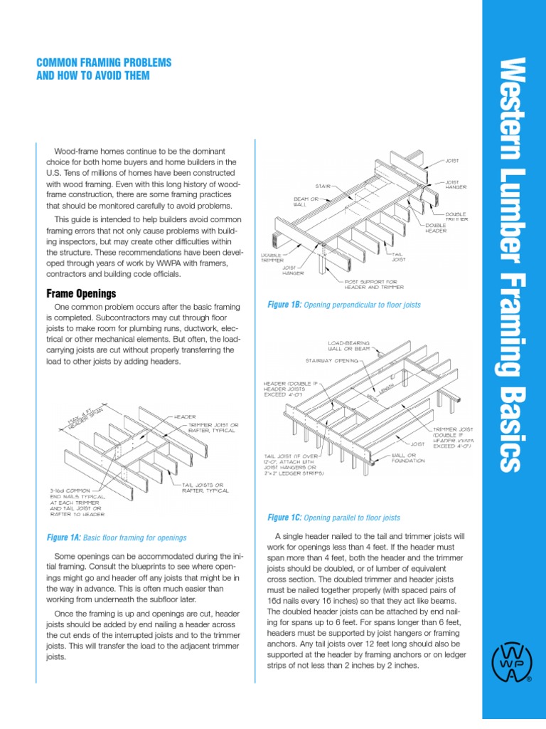 WWPA Framing Basics | PDF | Framing (Construction) | Truss