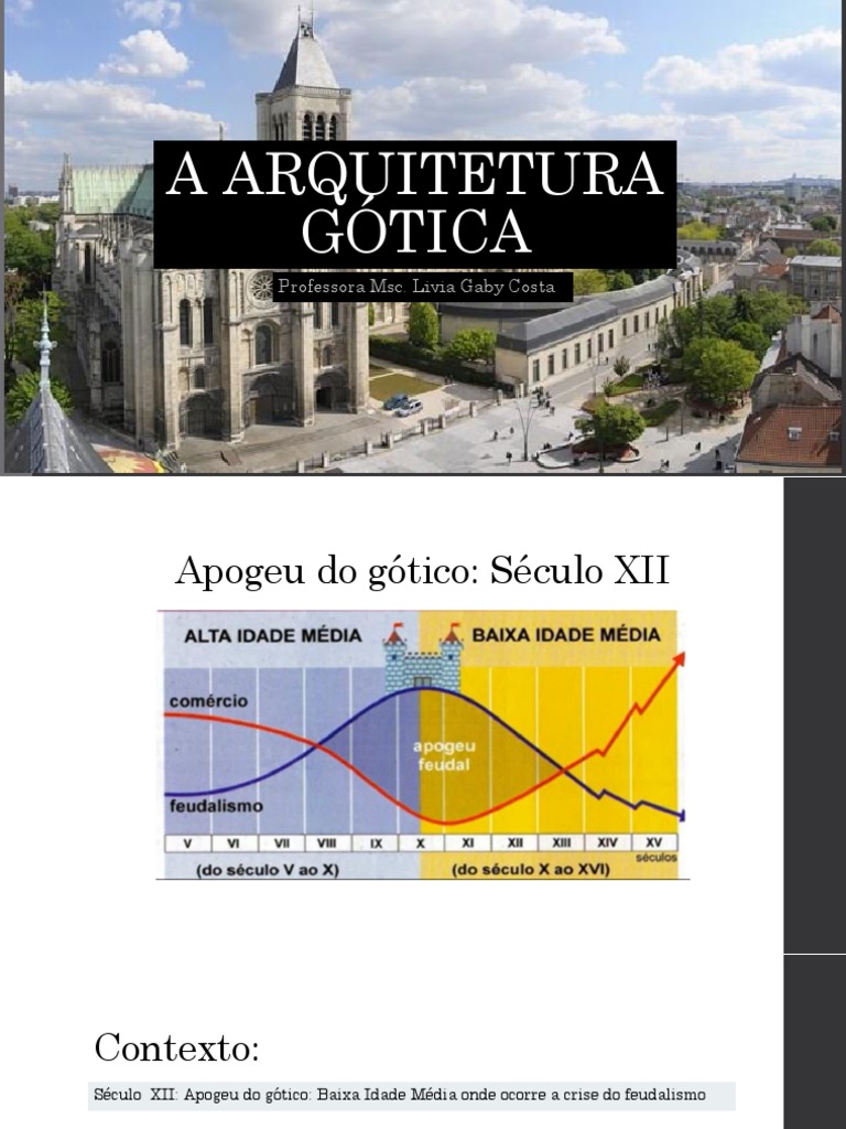 A Arquitetura Gótica Pdf Arquitetura Gótica Projeto Arquitetônico