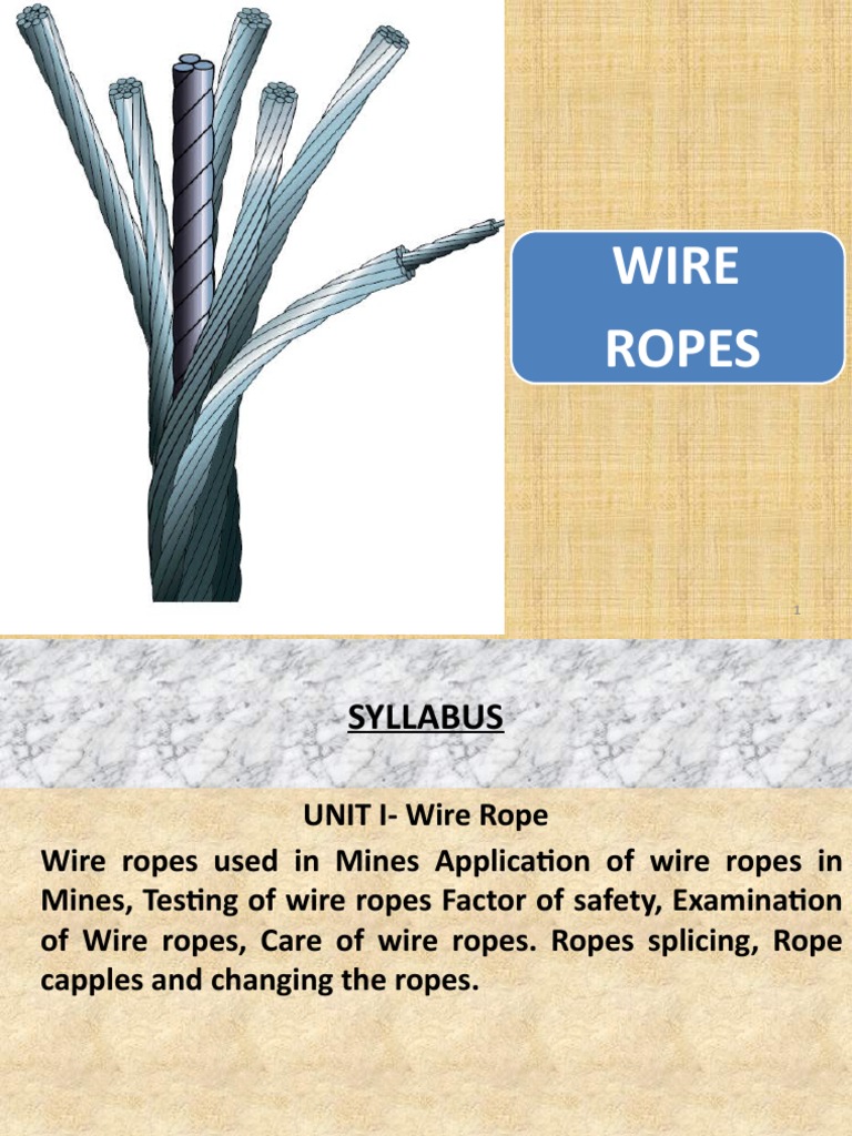 Winding and Haulage Ropes | PDF | Rope | Electrical Connector