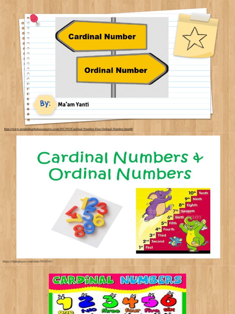 Meeting 3 - Cardinal Numbers and Ordinal Numbers PDF | PDF | Numbers ...