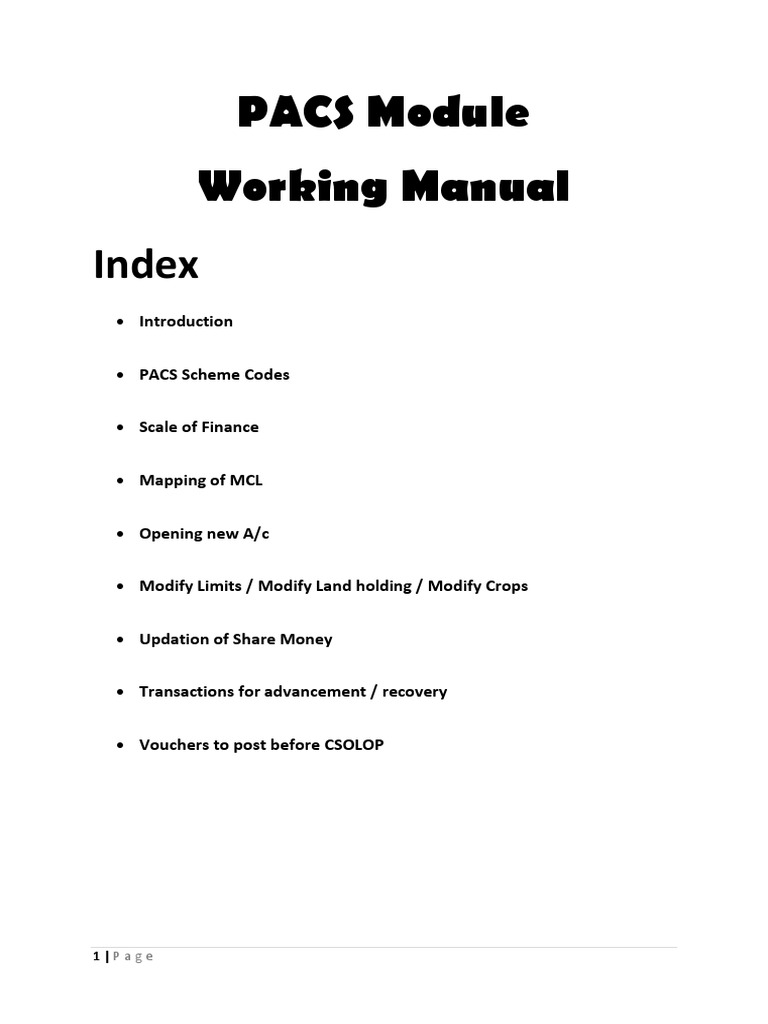 A Comprehensive Guide to Managing PACS Member Shadow Accounts in Finacle | PDF | Credit Card ...